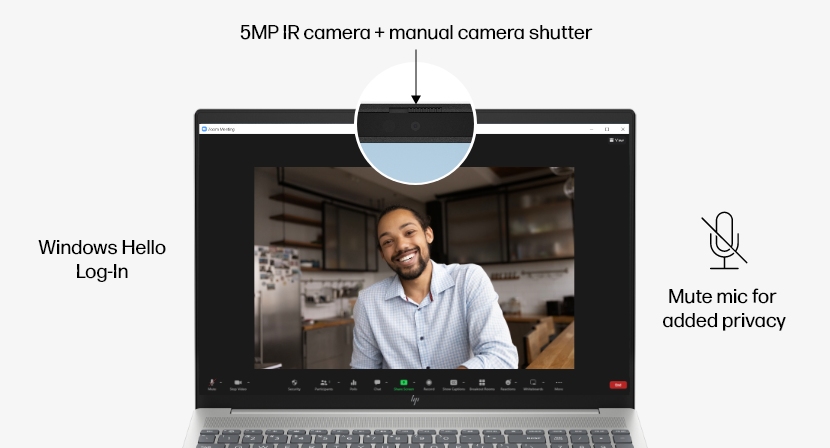 HP Pavilion Plus 16 inch Laptop 16-ab0004TU, Silver - 16-inch (90N62PA ...